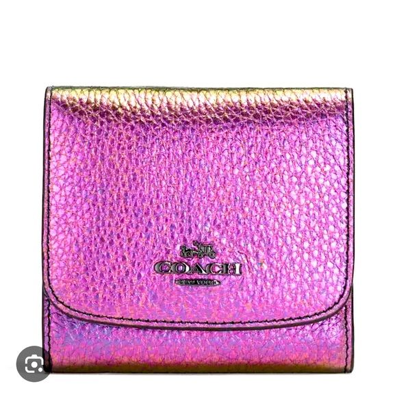 Coach | Bags | Rare Coach Holographic Hologram Iridescent Oil Slick ...